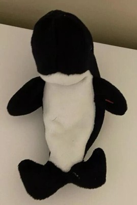Ty Beanie Baby Waves The Orca Killer Whale Stuffed Animal Plush 7” | eBay