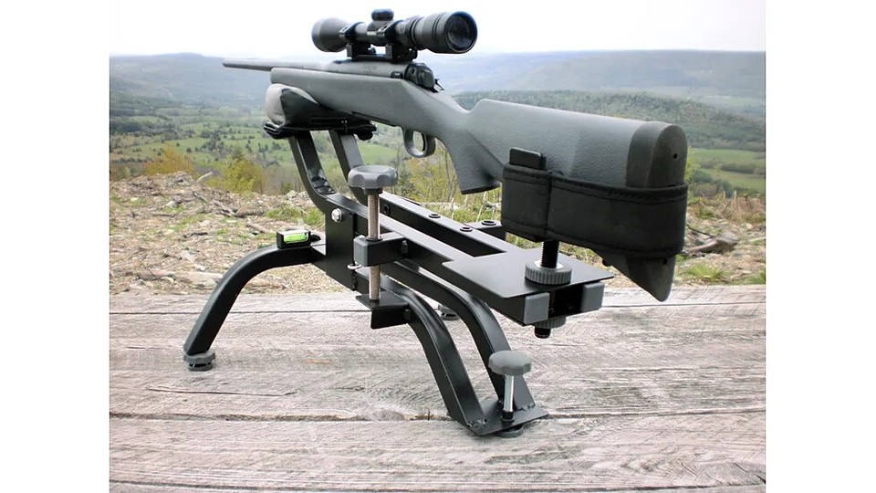 Shooting Bench Rest Universal High Capacity Pistol Rifle Gun Adjustable ...