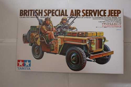 TAMIYA 35033 British SAS Jeep 1:35 Military Model Kit 795864810055 ...