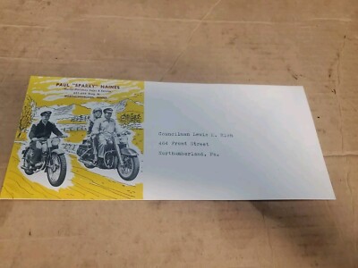 1950s Harley-Davidson Motorcycle Envelope Servi-car Northumberland ...