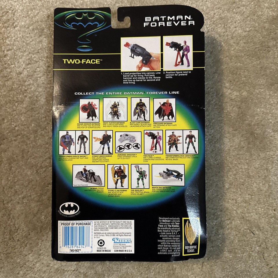 Two-Face NEW Batman Forever Kenner 1995 Action Figure | eBay