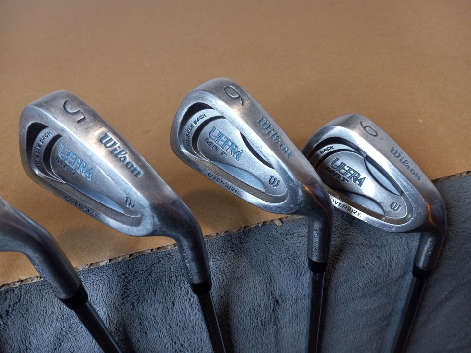 Wilson ULTRA MBT Oversize Irons Right-Handed Ladies Flex Steel Shafts ...