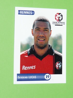 #246 SEVERINO LUCAS STADE RENNAIS RENNES PANINI FOOTBALL 2000-2001 FOOT ...