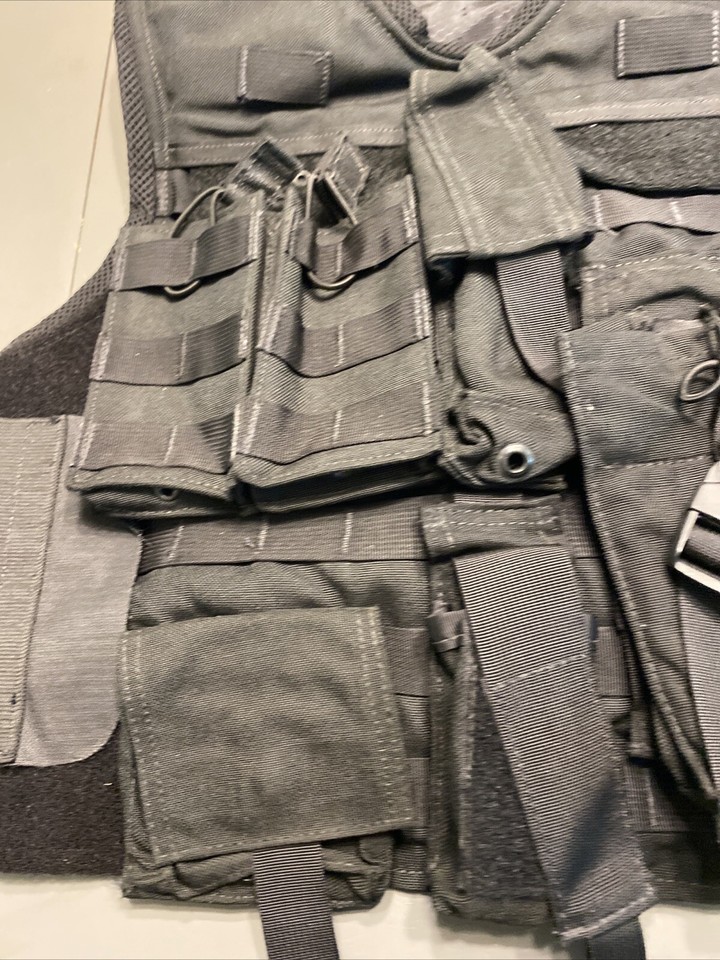 ABA Standard Armor Carrier Vest Large Regular Tac Molle Black LLC ...