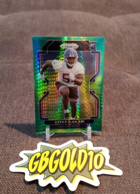 2021 Panini Prizm Azeez Ojulari #386 Green Hyper Prizm /175 Rookie RC ...