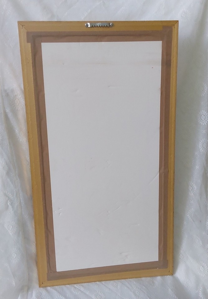 Wood Frame Sheri Crabtree Female & Male Golfer Pair Signed Watercolor ...