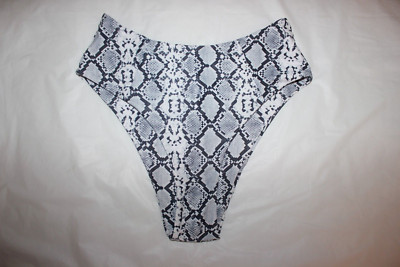 Zaful Snakeskin Bikini High Waist Bottom Women's Size 6 NWOT | eBay