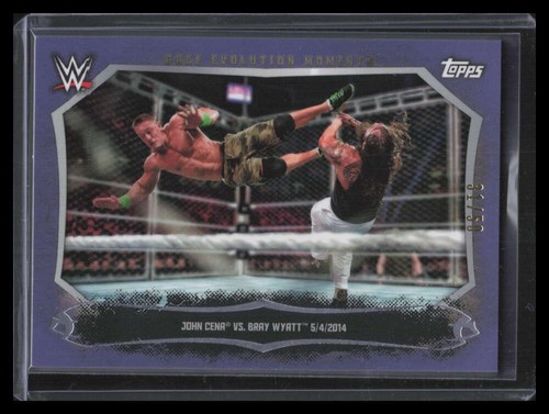 2015 Topps WWE Undisputed - Cage Evolution Moments John Cena, Bray ...