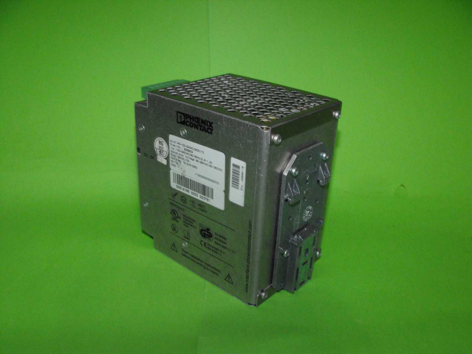 PHOENIX CONTACT QUINT-PS-100-240AC/24DC/10.Power Supply.2938604.USED | eBay