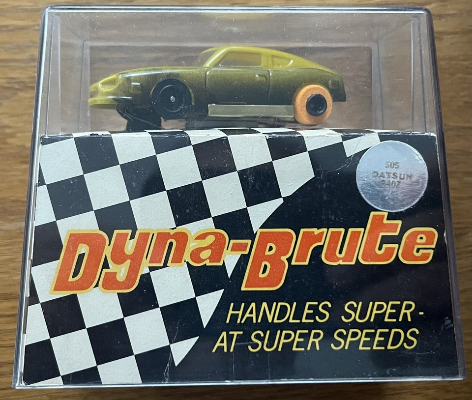 Dyna Brute Datsun 240Z HO Slot Car #505 IN BOX !! With Extra Dynabrute ...