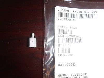 KEYSTONE 8400 Standoff, Clear Iridite Finish, Aluminum, Hex Male-Female ...