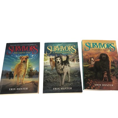 Survivors Book Series Erin Hunter Books 1 2 3 Paperback Empty City ...