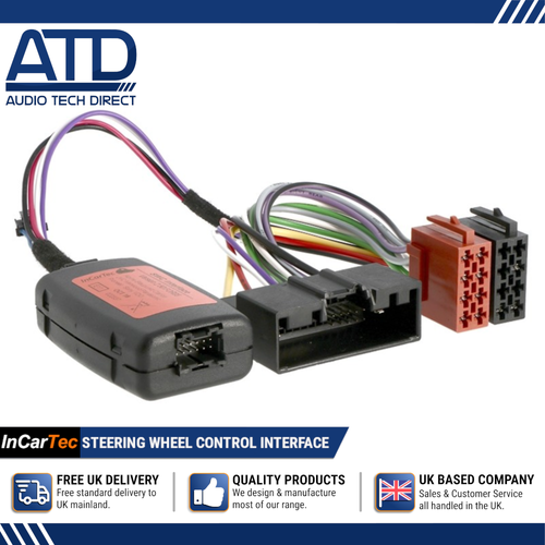 Steering Wheel Interface ISO For Ford Transit Connect Custom MK8 SWC ...
