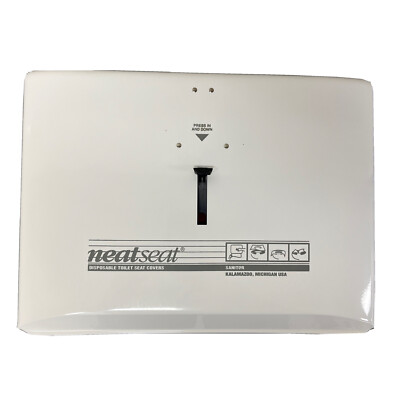 New Sanitor Neat Seat Disposable Toilet Seat Cover Dispenser White ...