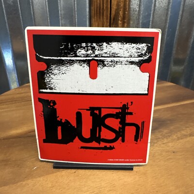 Vintage 1997 Bush Gavin Rossdale Razor Blade Sticker Decal Tour Concert ...