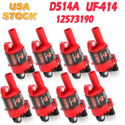 D514A High Performance Ignition Coil Pack (8) For Buick Rainier CXL H2 ...
