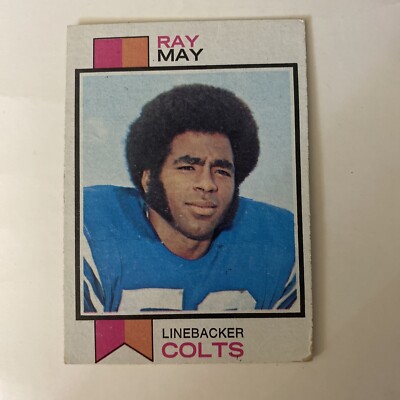 1973 Topps Football Ray May Baltimore Colts Card #132 | eBay