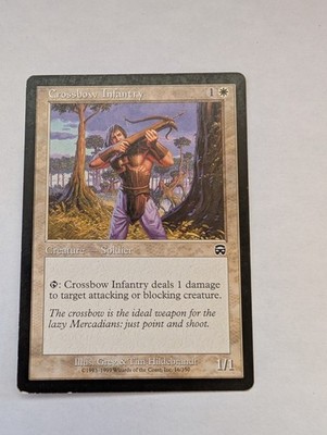 Crossbow Infantry - Mercadian Masques - Magic the Gathering MTG | eBay