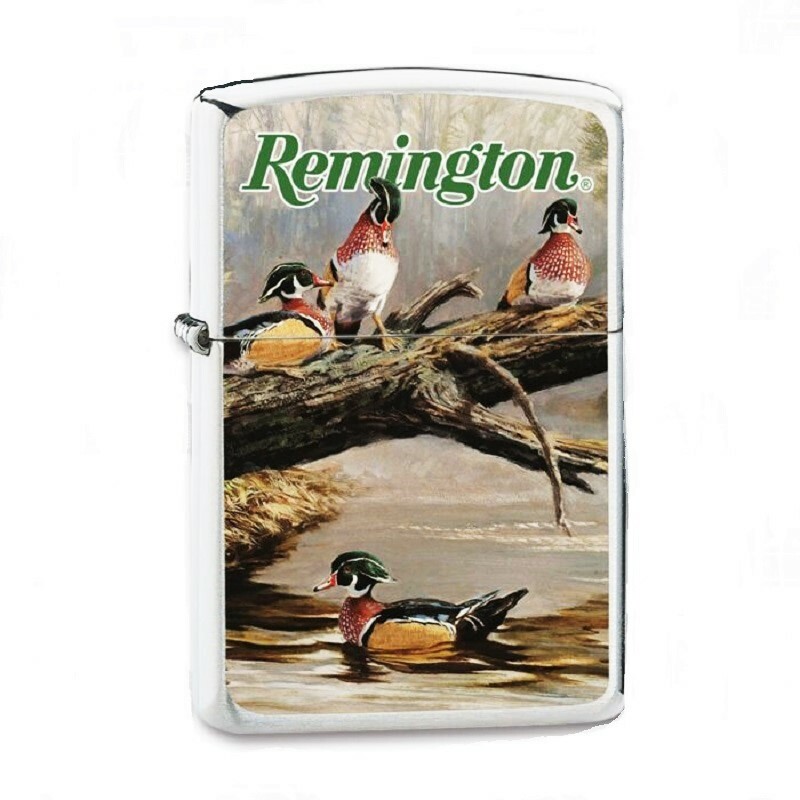 Remington Arms Zippo Lighter - Wood Ducks - Hunting - Firearms - Rare ...