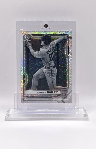Patrick Bailey 2021 Bowman Chrome Black & White Mini-Diamond Rookie ...