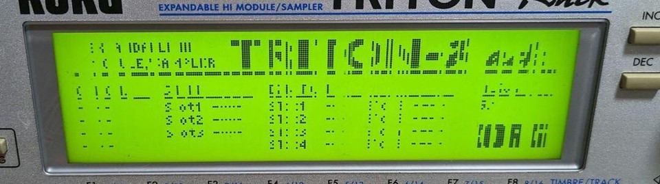 KORG TRITON-Rack Synthesizer - w/ adapter In Working Order | eBay