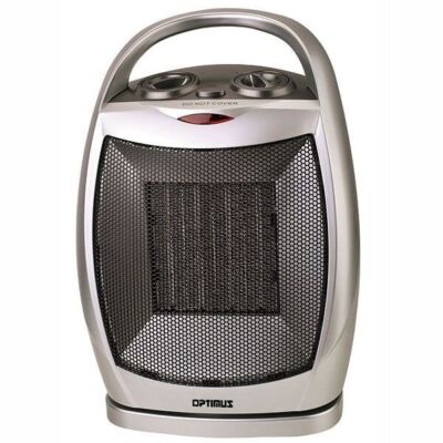Optimus Portable Oscillating Ceramic Heater with Thermostat ...