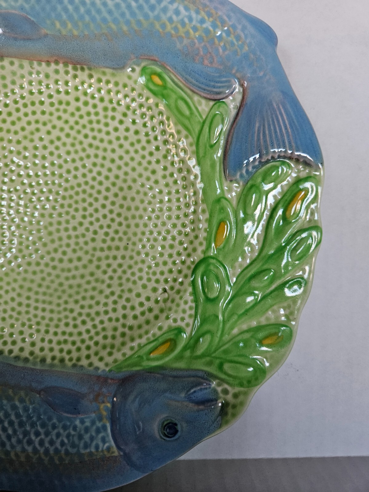 3 Vintage Melba Ware 9 3/4" Fish Plates H. Wain & Sons Ltd. Melba Works ...