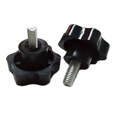 M6 M8 M10 Black Plastic Thumb Screw Hand Grip Knob Bolt Thumbscrew 6 ...