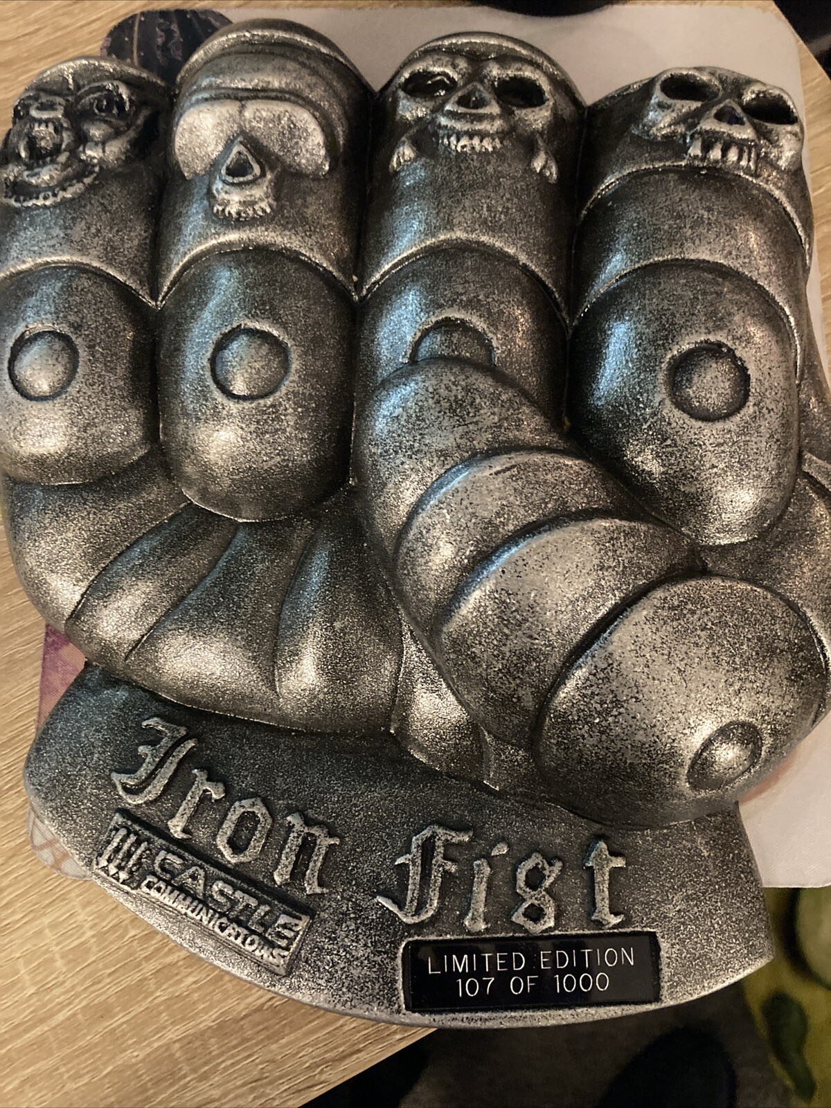 MOTORHEAD Iron Fist Limited Edition w/METAL IRON FIST BOX 1996 French ...