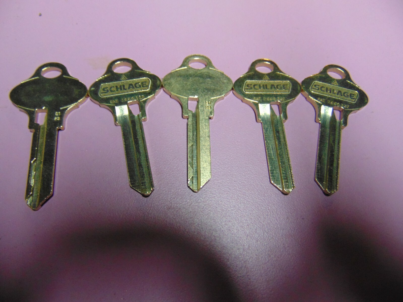 5 KEYS EVEREST SCHLAGE S123 KEYS UNCUT LOCKSMITH | eBay