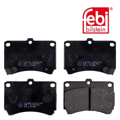 FEBI Brake Pad Set - 16195 [AU] | eBay