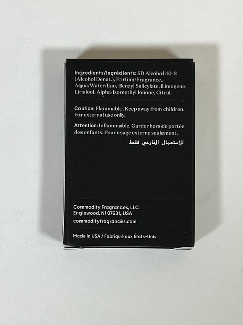 Commodity GOLD Expressive Scent SPACE Perfume Sample Spray .07oz 2ml ...