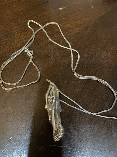 Sterling Silver Mermaid Encasing a Natural Crystal Point | eBay