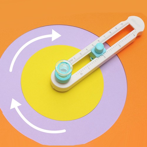 Adjustable 360 Round Cutting Knife Compass Circle Cutter Scrapbooking ...