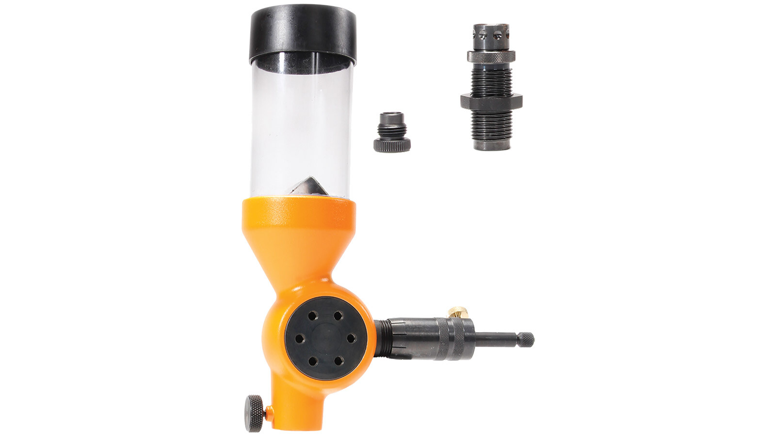 Lyman Brass Smith Reloading Powder Measure Includes Two Drop Tubes ...