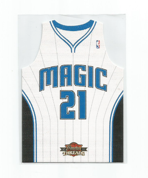 DANIEL ORTON (Orlando Magic) 2010-11 PANINI THREADS TEAM THREADS ROOKIE ...