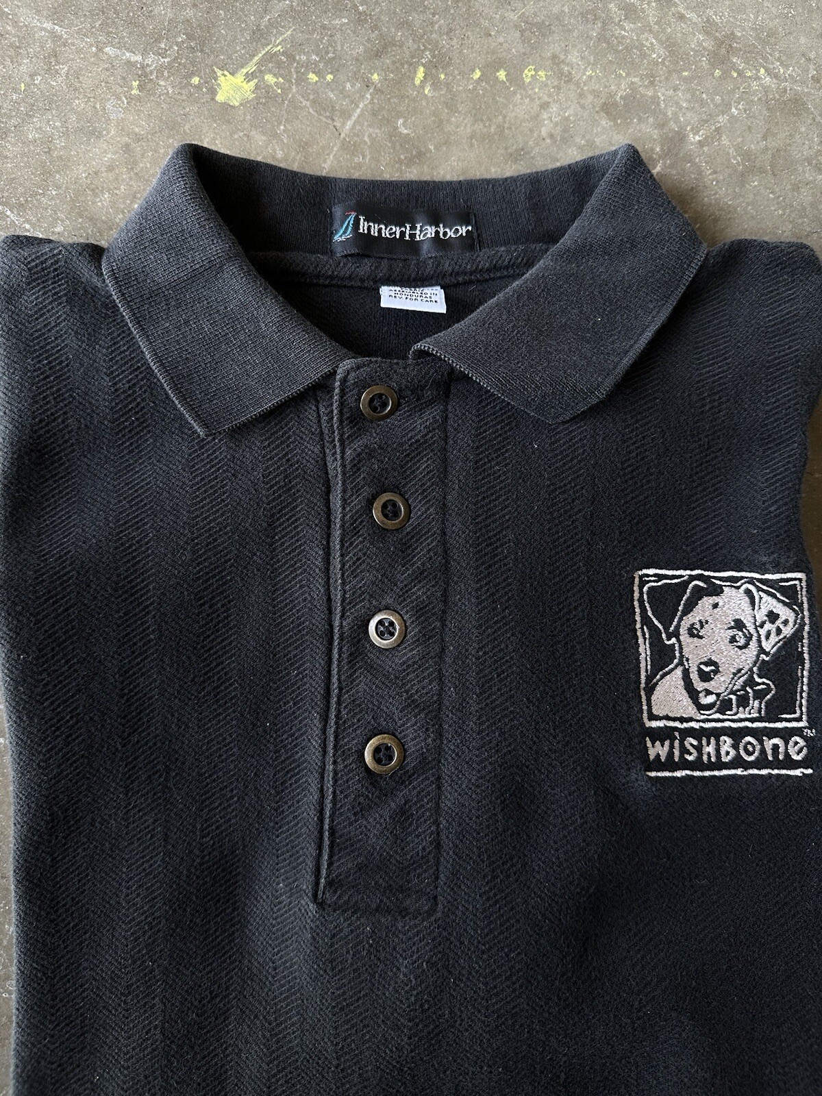 Rare Vintage PBS Wishbone Dog TV Embroidered Logo Dal… - Gem