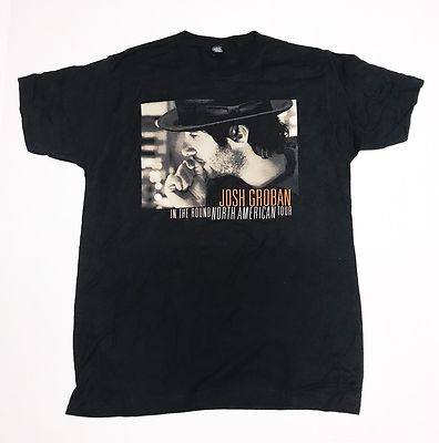 Josh Groban - In The Round - X-Large T-Shirt Black Concert Tee XL | eBay