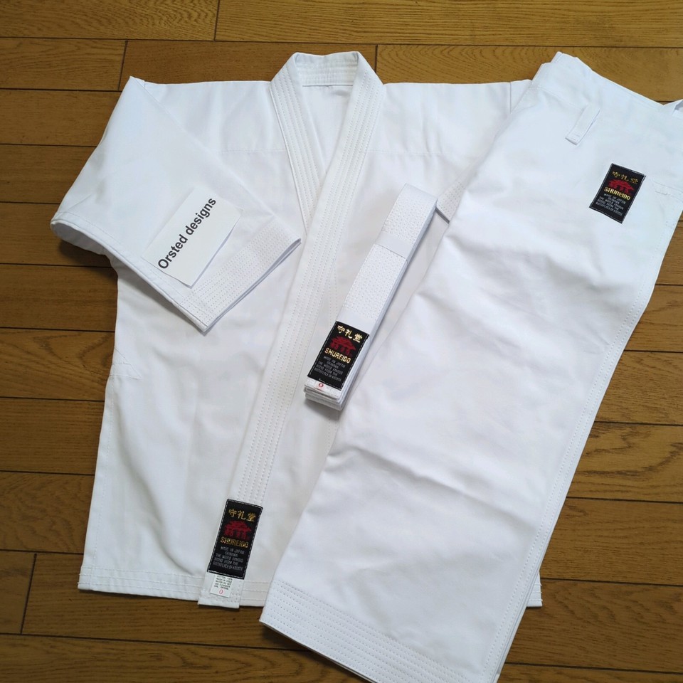 Shureido K-9 Karate Gi Lightweight Uniform Set Made in Japan Okinawa ...