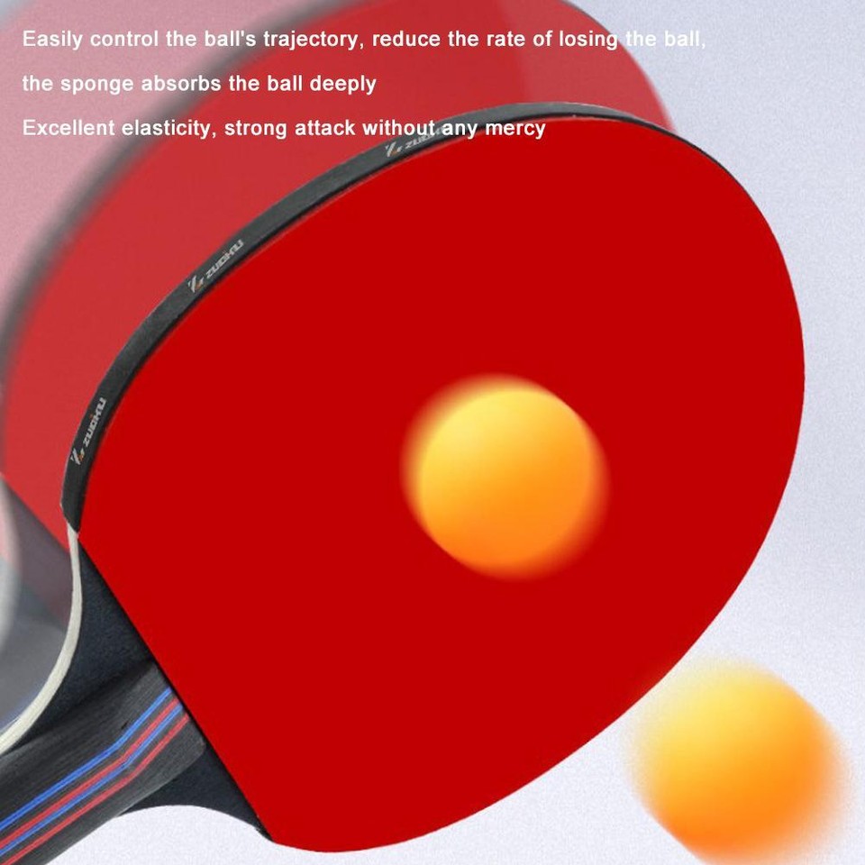professional Table tennis racket grade high elastic rubber beginner ...