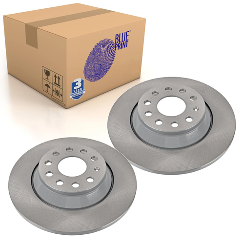 Pair of Rear Brake Disc Fits Volkswagen Audi OE 3Q0615601A Blue Print ...