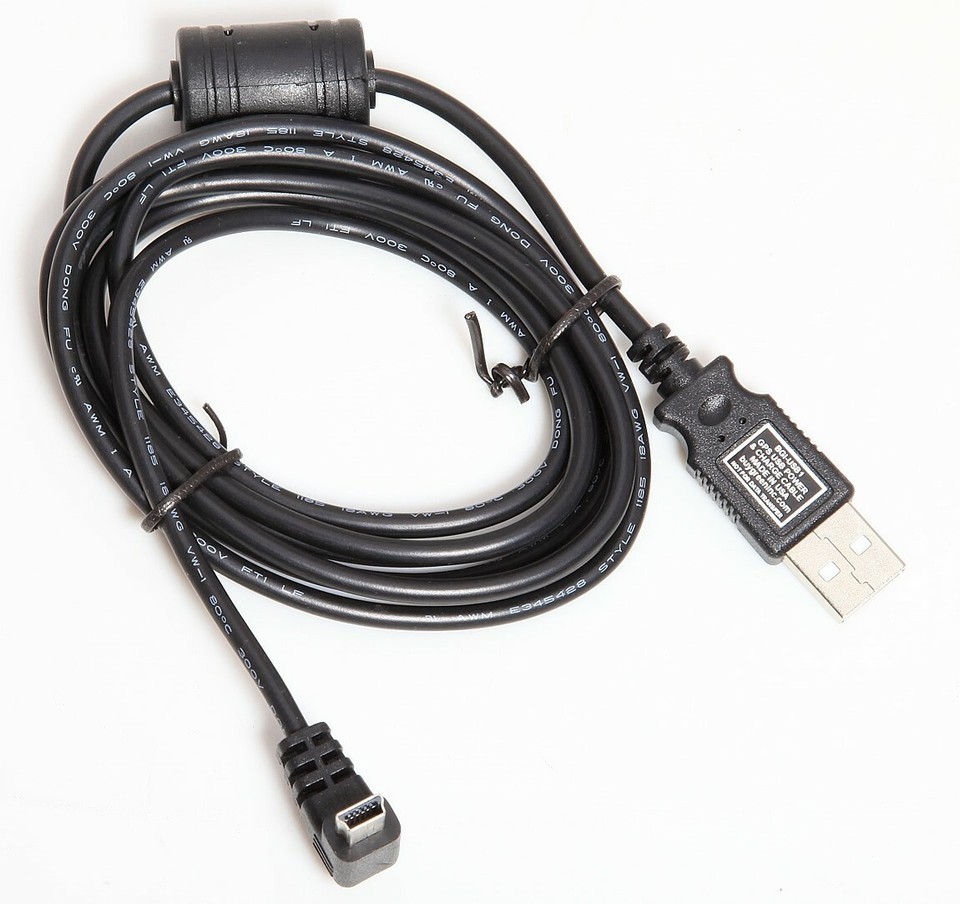 Garmin GPS USB Port Charge & Power Cable With Mini USB Plug NOT FOR PC ...