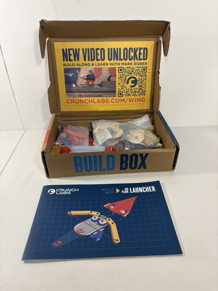 Crunch Lab's by Mark Rober - AIRPLANE LAUNCHER - New open box | eBay