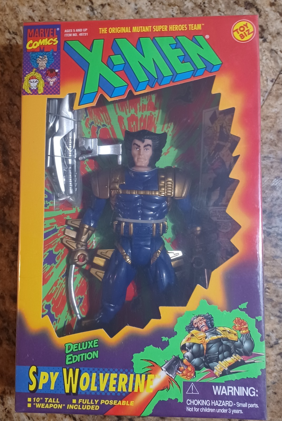 1994 Toy Biz X-Men ~ SPY WOLVERINE ~ 10" Deluxe Edition - NEW - MINT ...