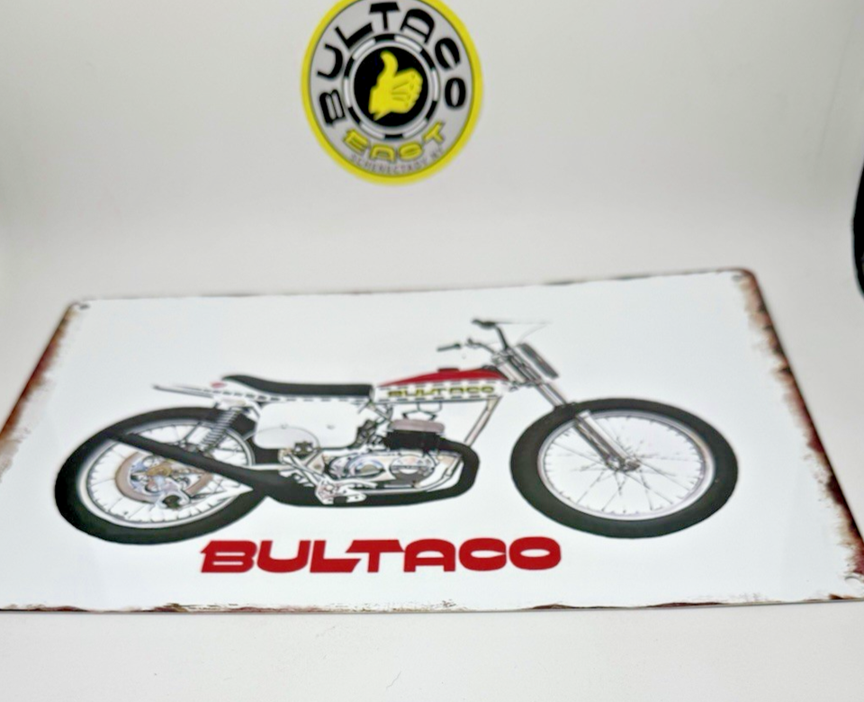 BULTACO ASTRO METAL SIGN | eBay
