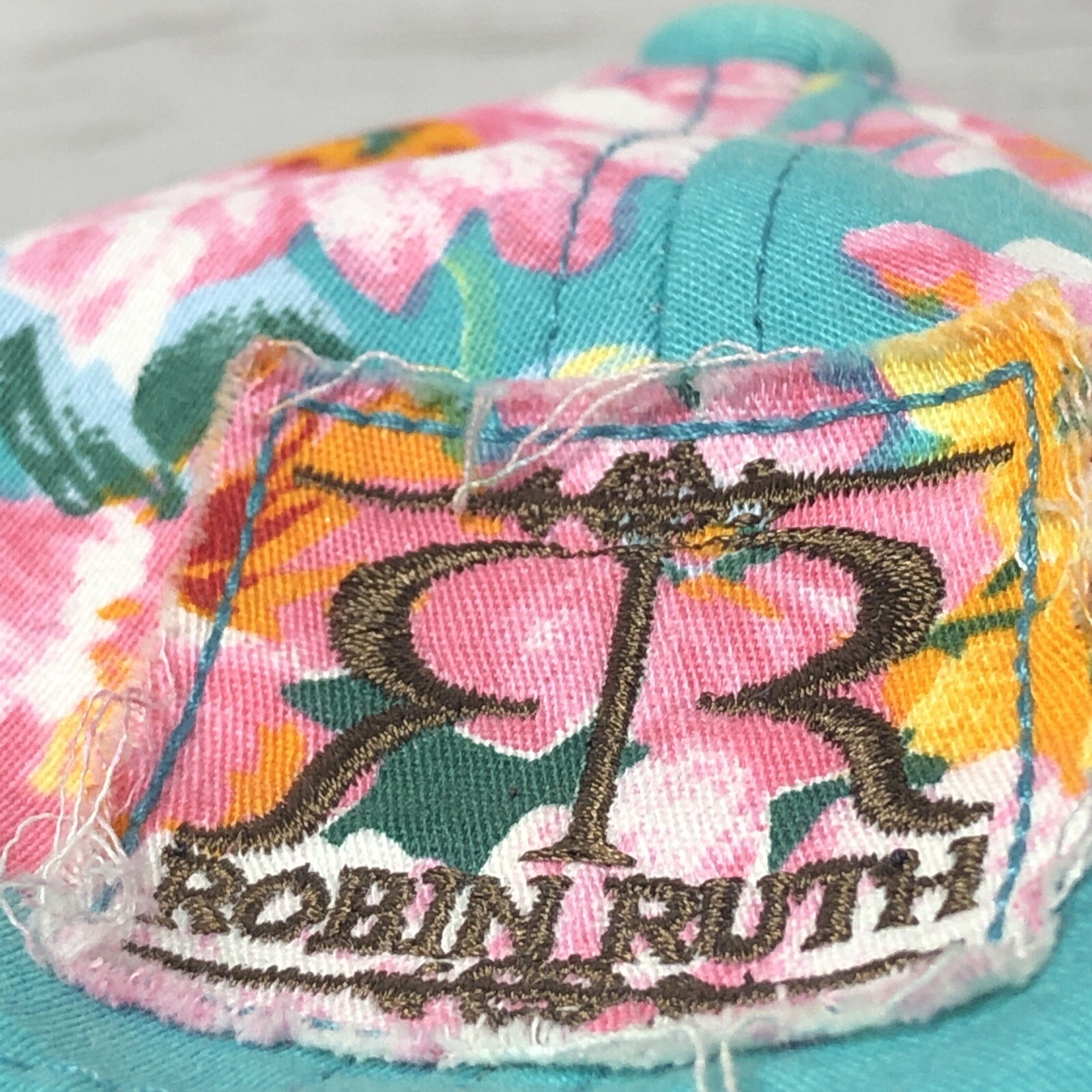 ROBIN RUTH Amsterdam Limited Edition Floral Snap Back Baseball Cap Hat ...