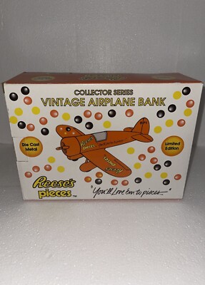 REECE'S PIECES AIRPLANE BANK SPEC CAST 1:32 SCALE LIMITED EDITION BRAND ...
