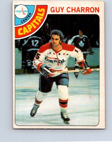 VINTAGE HOCKEY CARD O-PEE-CHEE 1978 WASHINGTON CAPITALS GUY CHARRON ...