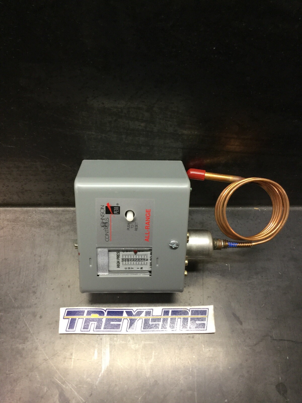 Johnson Controls P70da-78 50 - 500 PSIG Manual Reset Pressure Control ...