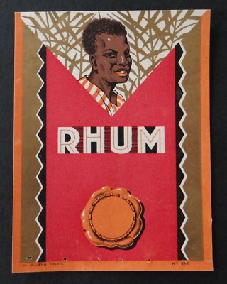 Étiquette spécimen de représentant RHUM modèle 560 rum bottle label | eBay